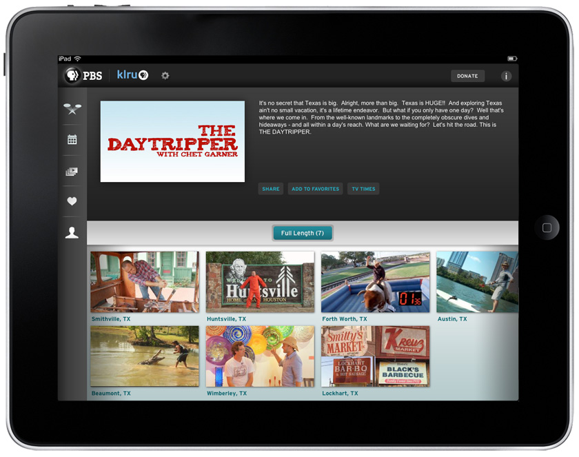 Watch the show on the go - The Daytripper